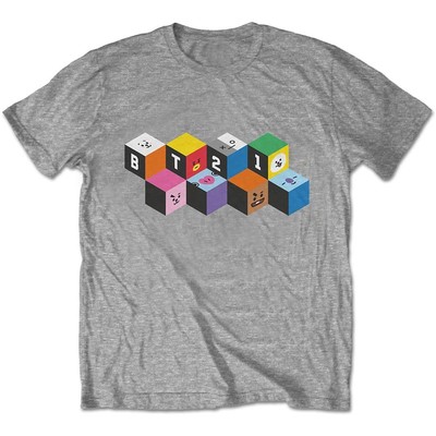 B21: Blocks (T-Shirt Unisex Tg. 2Xl) T-Shirt NUEVO | eBay