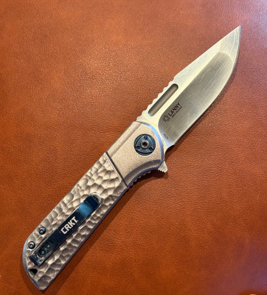 CRKT ~Lanny Mah Design~ 6525 Assisted Liner Lock Folding Pocket Knife ...