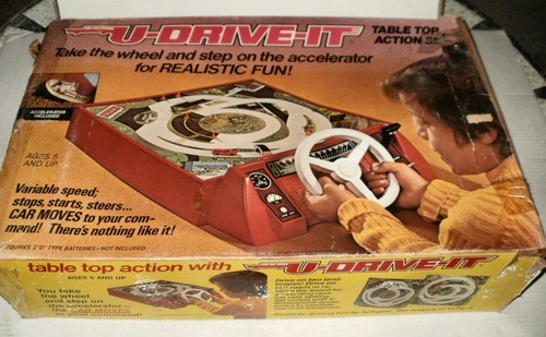 Vintage -Schaper U-Drive-It table top action set (see descript) VGIB | eBay