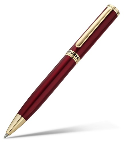 Red Lacquer Gel Pen With 24K Gold Finish, Retractable Pens, Gift Pen ...