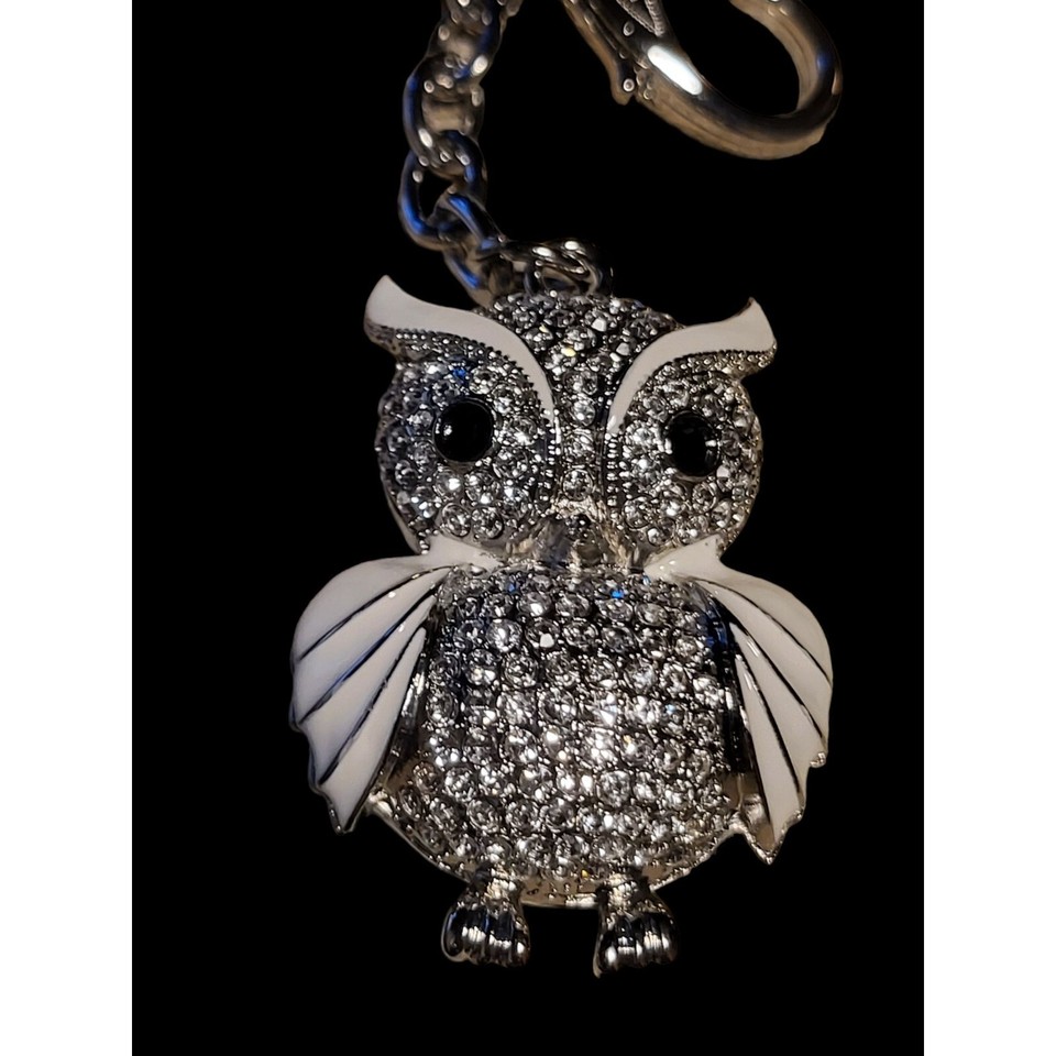 Killarney Crystal Enamel Owl Keychain New | eBay