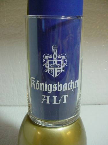 HTF 0,2l KONIGSBACHER ALT GERMAN BEER RASTAL GLASS, 1689 | eBay