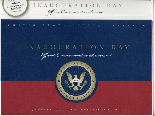 Inauguration Day Official Commemorative Souvenir Folio with Cachet 994 ...