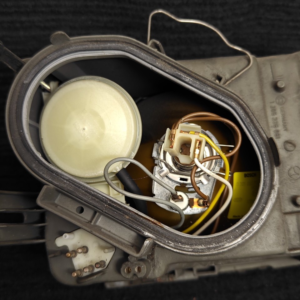 A1268203561 Mercedes Benz C126 SEC Headlight N/S Left Side Bosch ...