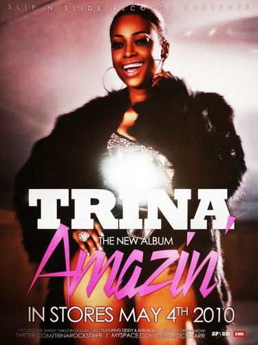 Original Trina AMAZIN' 18" x 24" Promo Retail Wall Poster RARE | eBay