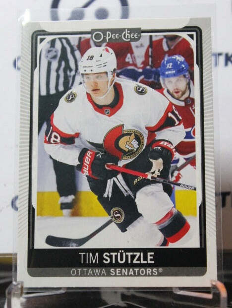 2021-22 O-PEE-CHEE TIM STUTZLE # 5 ROOKIE OTTAWA SENATORS NHL HOCKEY ...