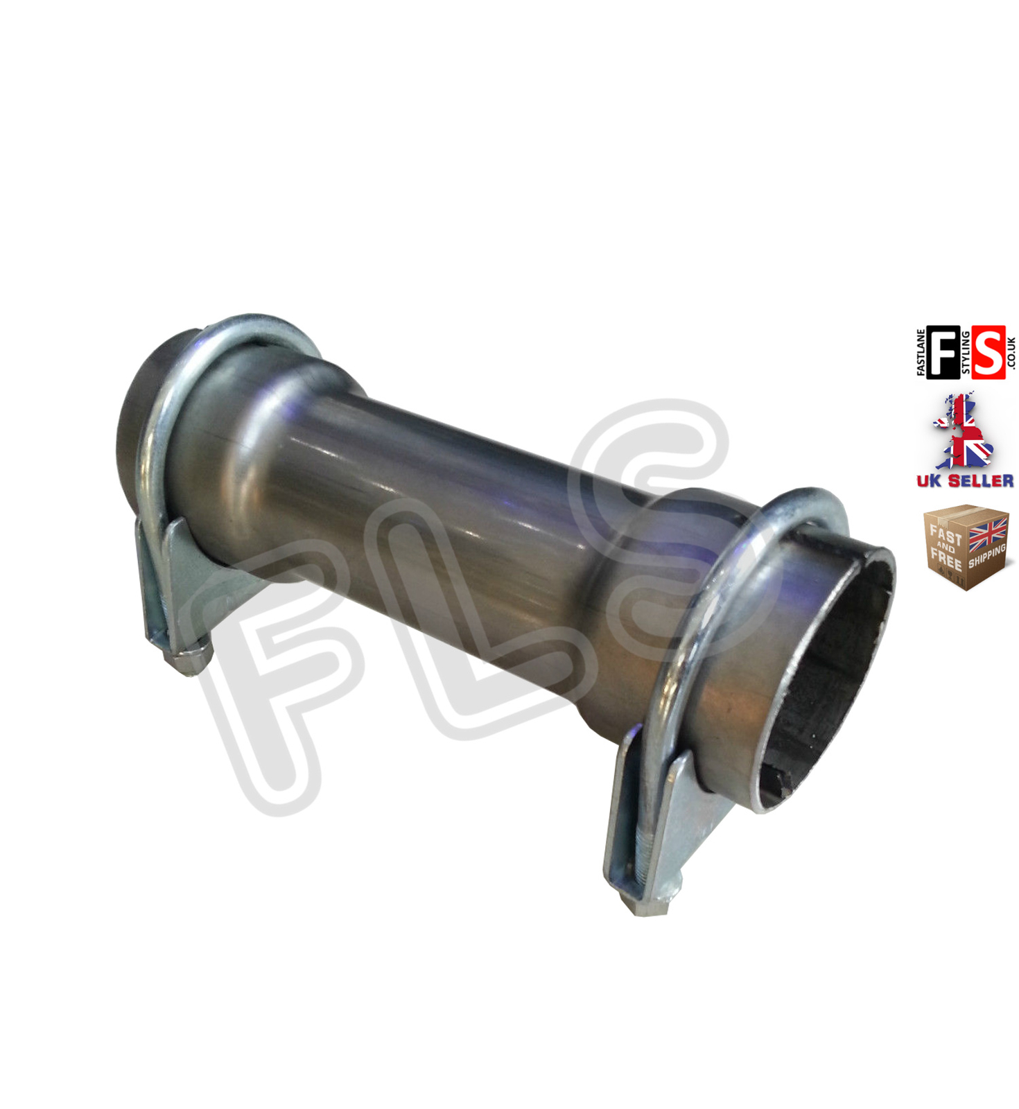 UNIVERSAL EXHAUST BACK BOX PIPE CONNECTOR SLEEVE JOINT ADAPTER 48MM ...