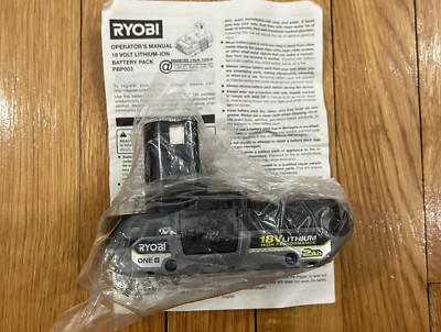 GENUINE RYOBI ONE+ 18V LITHIUM 2.0AH 2.0 OEM PBP003 HIGH PERFORMANCE ...