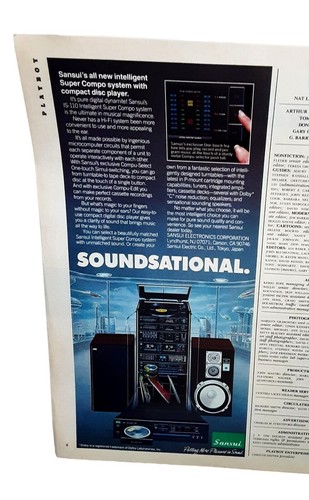 1984 Sansui Stereo System With CD Player Original Print Ad | eBay