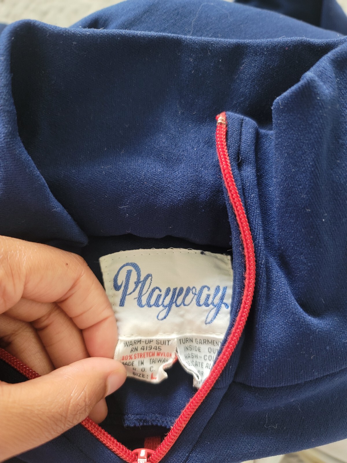 VINTAGE PLAYWAY OLD SCHOOL TRACK SUIT MENS SIZE LARGE - Gem