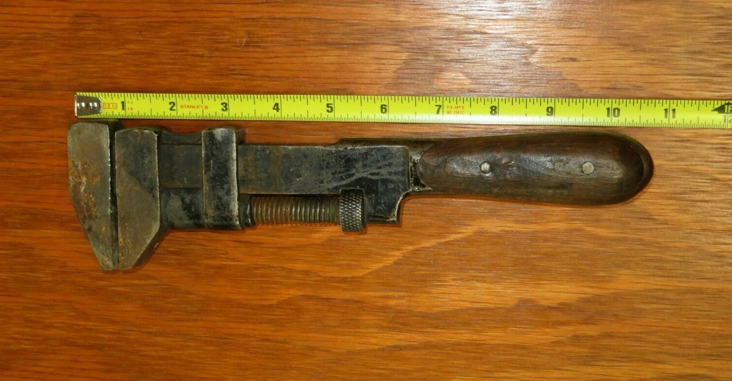 1900 Antique H. D. SMITH PERFECT HANDLE Adjustable Wrench Vintage Tool ...