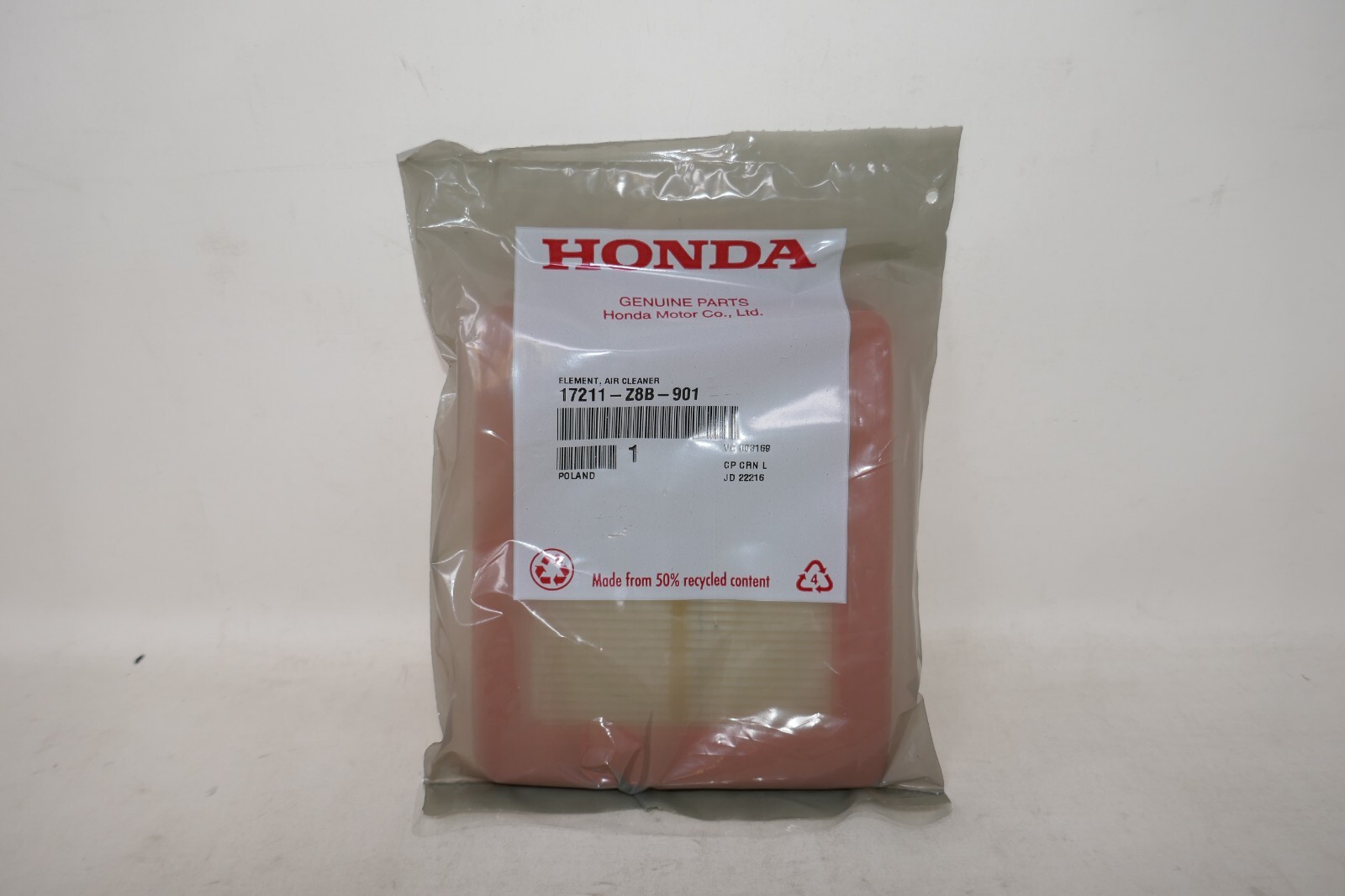 HONDA 17211Z8B901 - Air filter cross reference