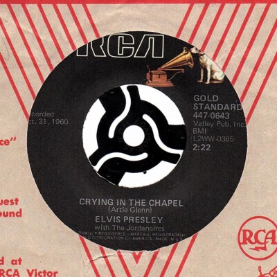 ELVIS PRESLEY SINGLE RCA " CRYING IN THE CHAPEL " [US] | eBay