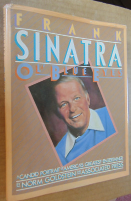 Hardcover book - Frank Sinatra, Ol' Blue Eyes (1982) by Norm Goldstein ...