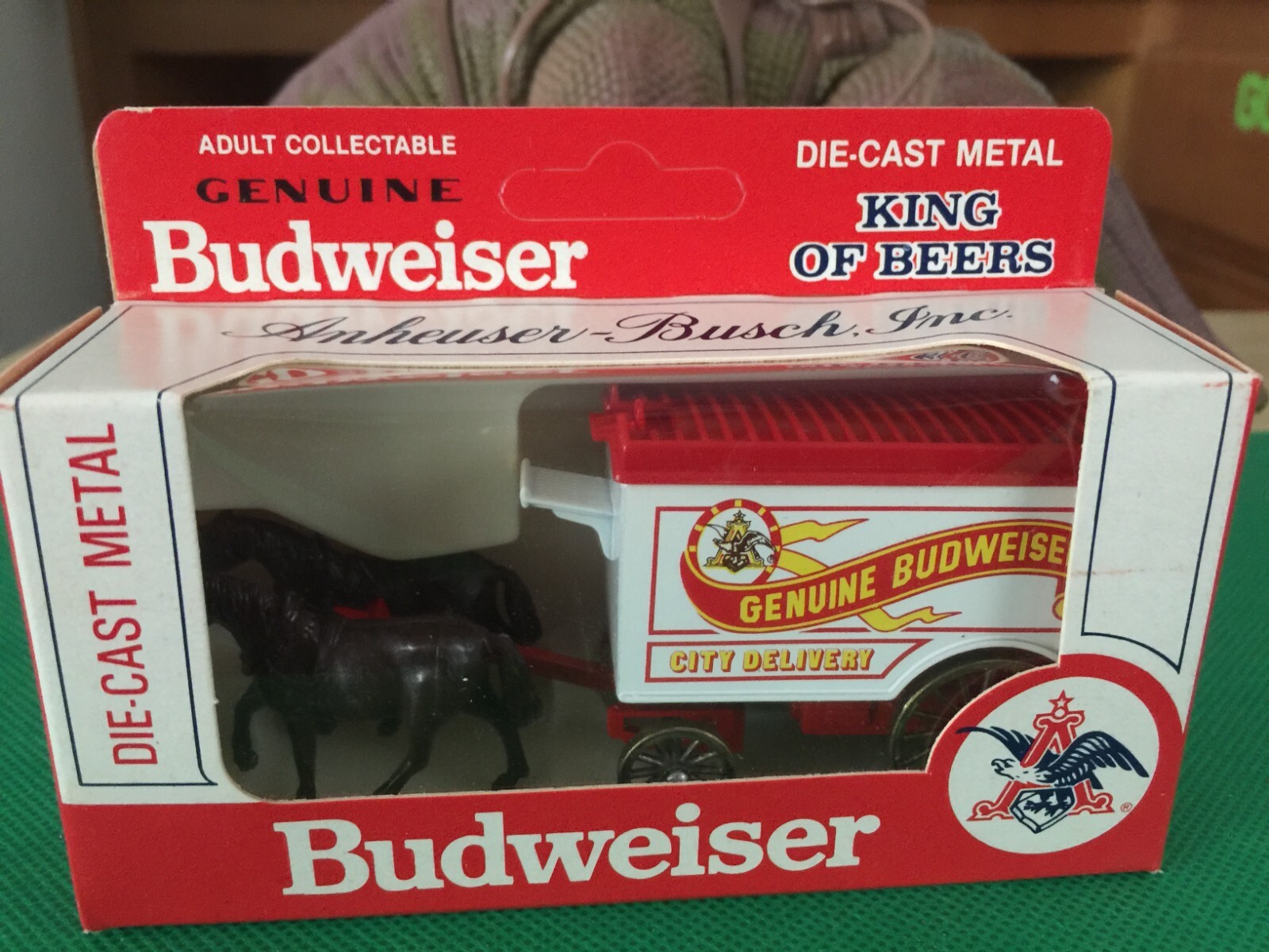 Genuine Budweiser Die-Cast Metal Delivery Truck Models CITY DELIVERY ...