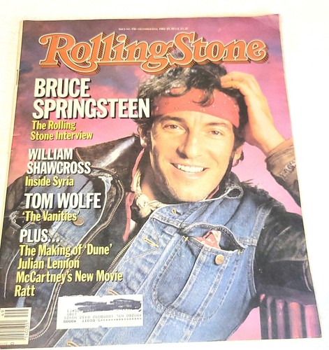Rolling Stone Magazine # 436 December 6, 1984 Springsteen Cover ...