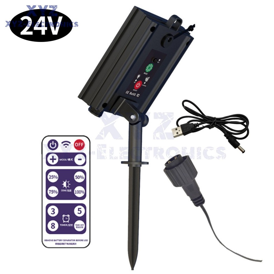 3.7V to 24V Solar Battery Box LED String Lamp Panel Controller with ...