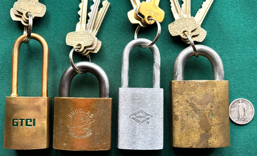 4 BEST Logo Padlocks GTCI, DOUGLAS, PHILADELPHIA ELEC & CON ED ...