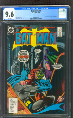 Batman 398 CGC 9.6 Catwoman Two-Face 4th Print Cover 8/1986 | eBay