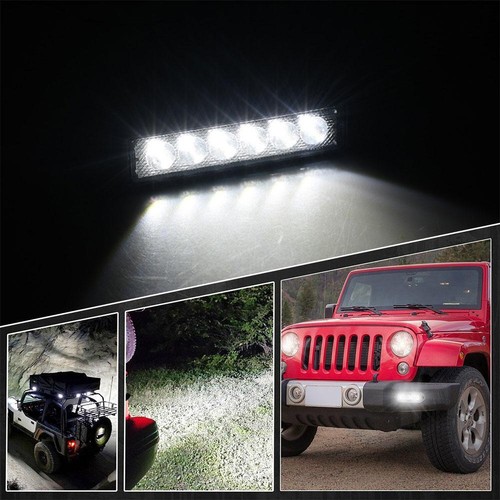 6 LED Offroad Car Work Light Daytime Running Spotlight For Jeep Beam ...