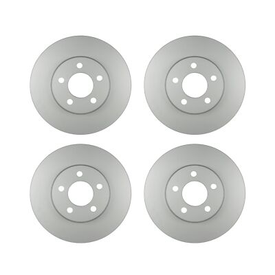 Bosch QuietCast Front 305mm & Rear 285mm Disc Brake Rotors Kit For Ford ...