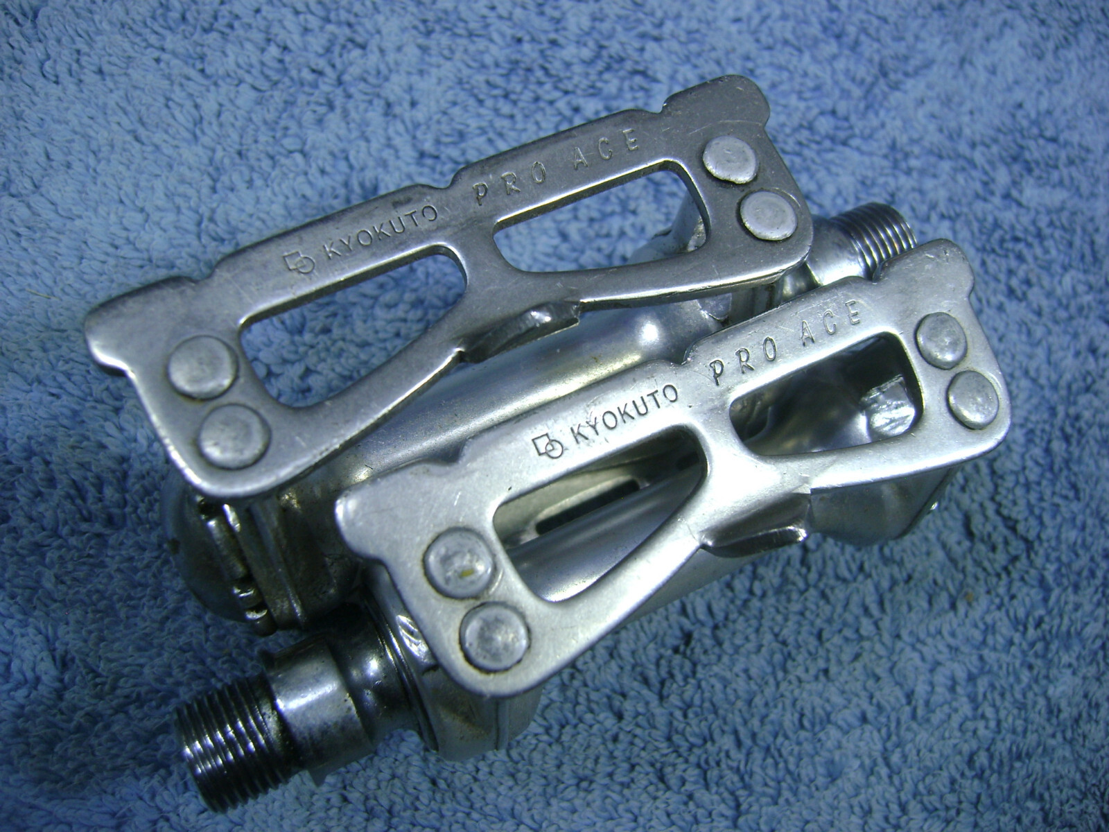 used Pair, Kyokuto Pro Ace Track Pista Fixie Pedals, KKT, Stainless ...