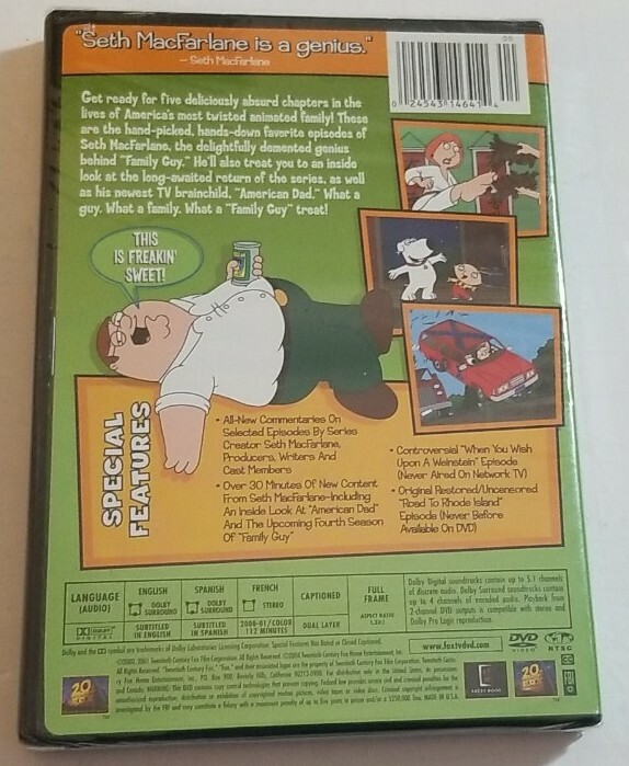 Family Guy: Freakin Sweet Collection - Best of (DVD, 2004) 24543146414 ...