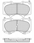 Front Brake Pads For TOYOTA Prado KDJ120.GDJ150.GRJ120.GUN.04465-35290. ...