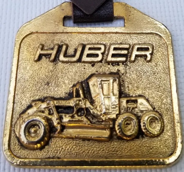 VTG HUBER Road Grader Maintainer Tractor Advertising Promo Pocket Watch ...