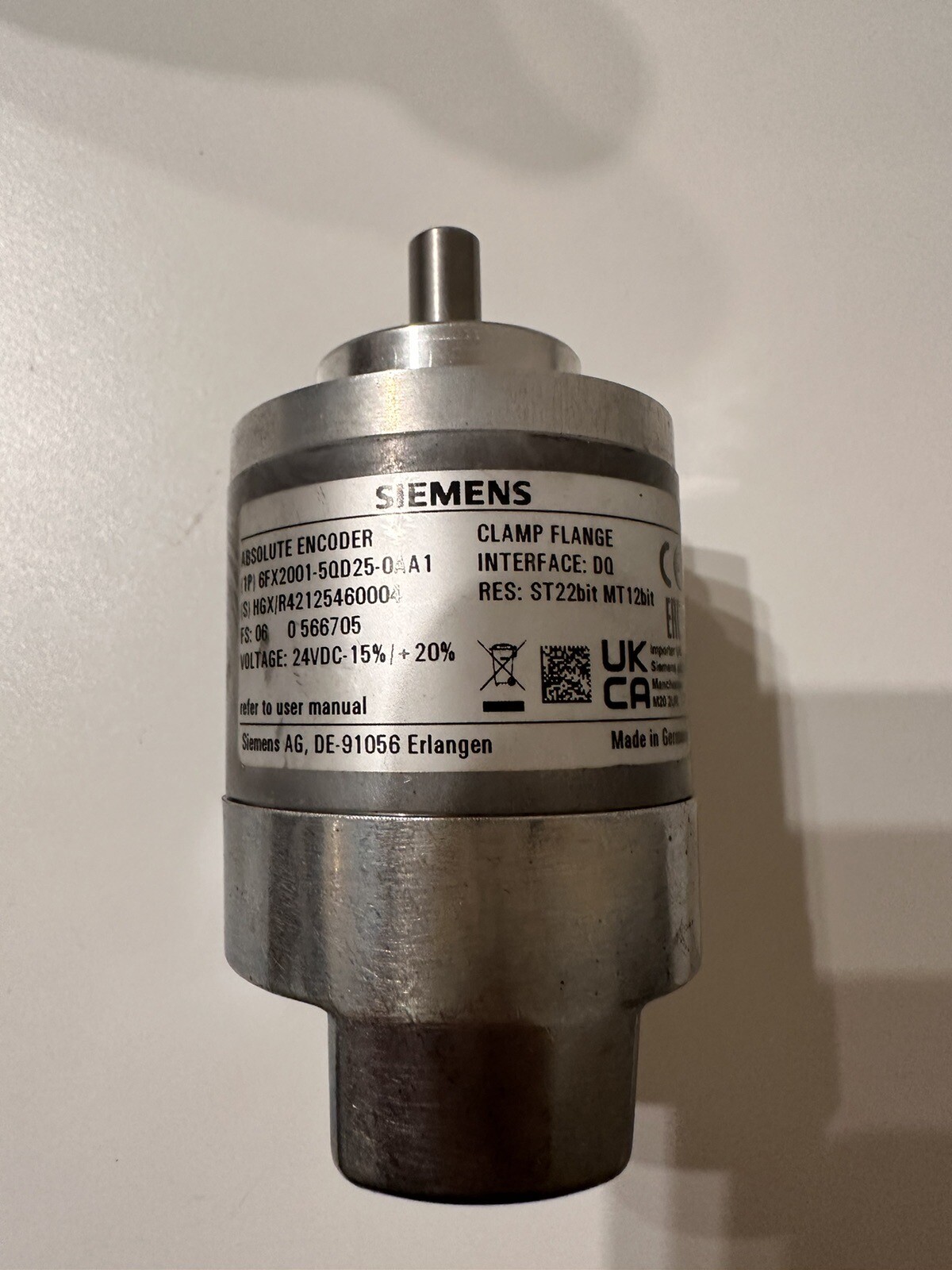 Siemens 6FX2001-5QD25-0AA1 / 6FX 2001-5QD25-0AA1 Absolute Encoder NEU ...