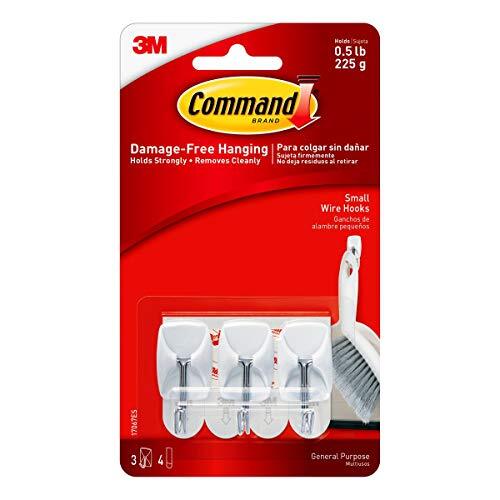 Command Small Wire Hooks 3pk Holds .5lb 51131866935| eBay