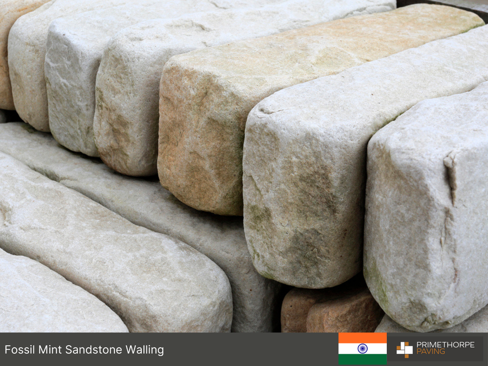 Buff Natural Walling Stone - Pack Size 1000kg - (5-6m² Coverage ...