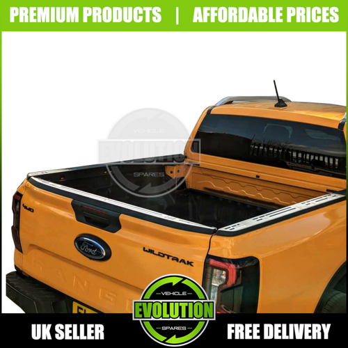 LOAD BED RAIL CAPS PROTECTOR 2 PC SET TAILGATE FOR FORD RANGER T9 2023 ...