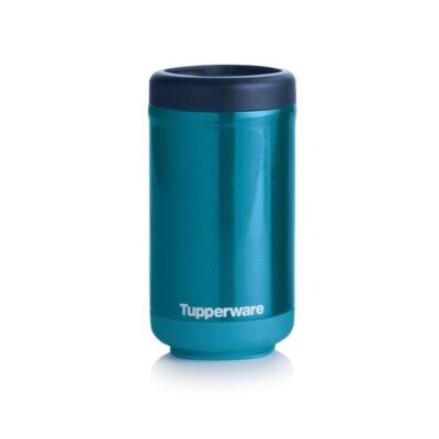 New Tupperware Large Stacking Thermal Jar Container in Peacock Blue ...
