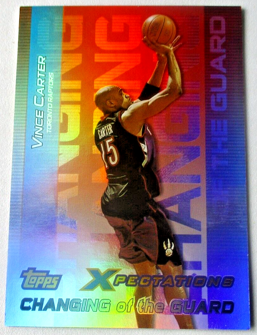 2000-01 Topps Xpectations Changing Of The Guard Vince Carter #CG3 ~HOF ...