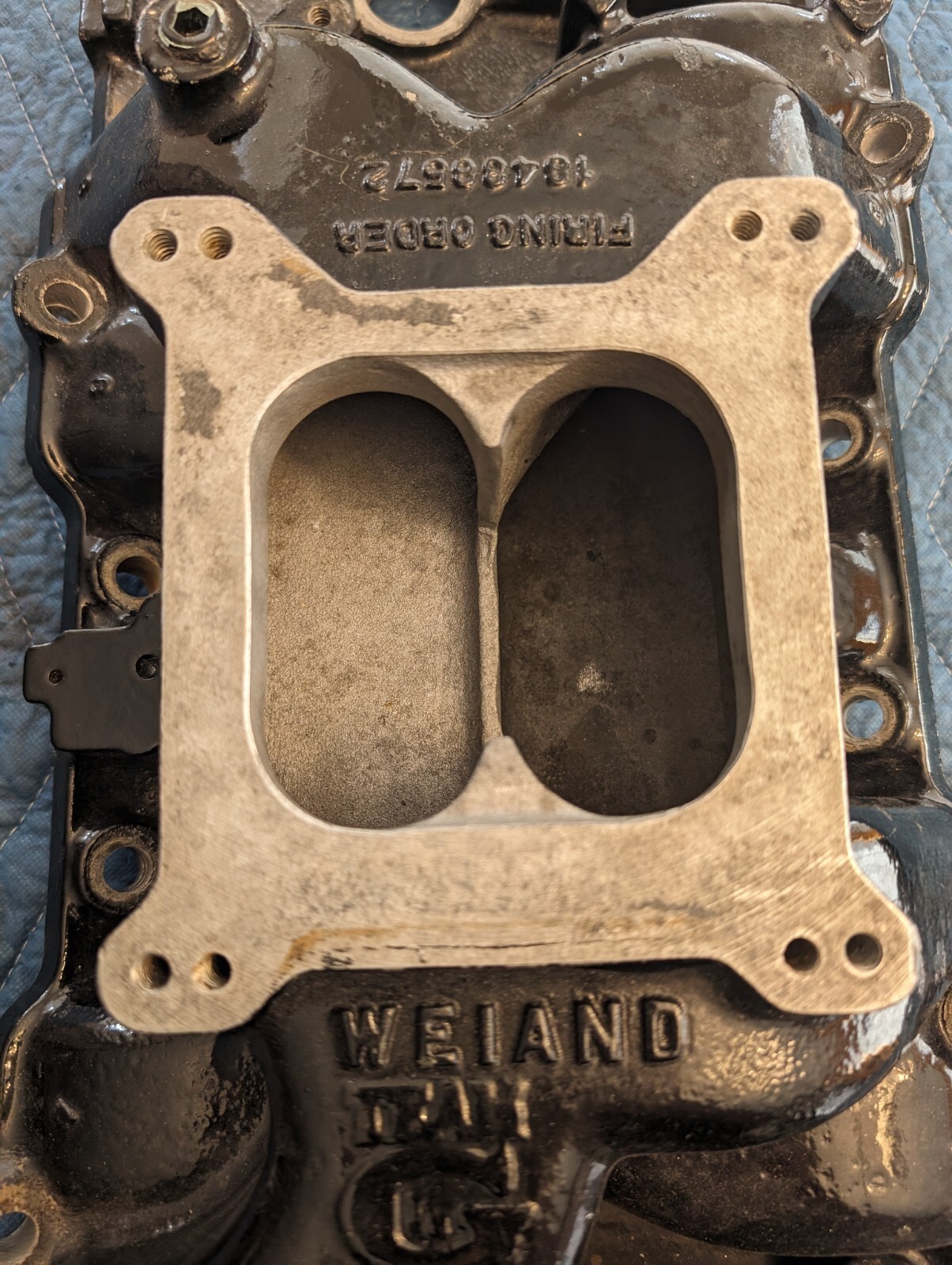 Weiand #7535 Team G Intake, BBC, Single Plane, Sq Bore Flange, for sale ...
