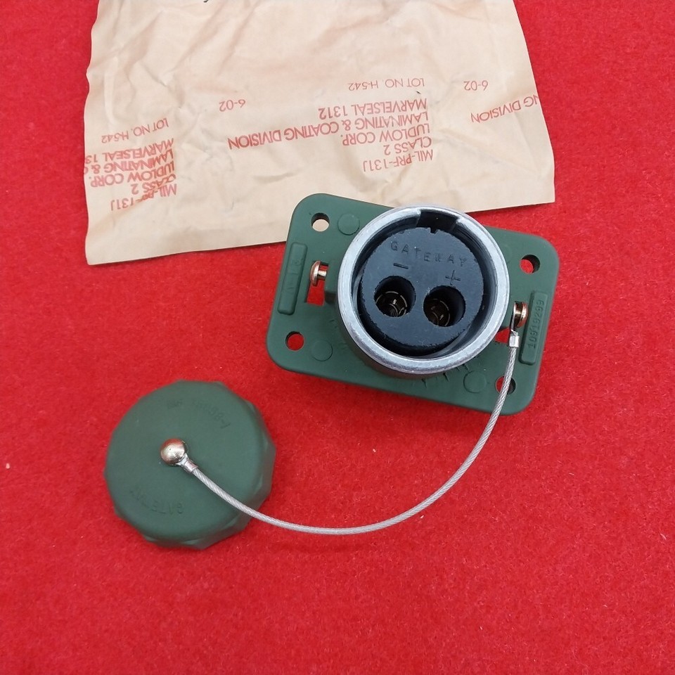 GATEWAY MS75058-1 NATO Socket 2-PIN 24V Connector Receptacle | eBay
