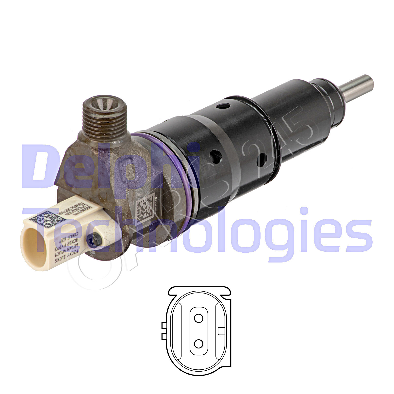 DELPHI OE REMAN NON-PUMPING UNIT INJECTOR F2E For VOLVO 22282199 HRE311 ...