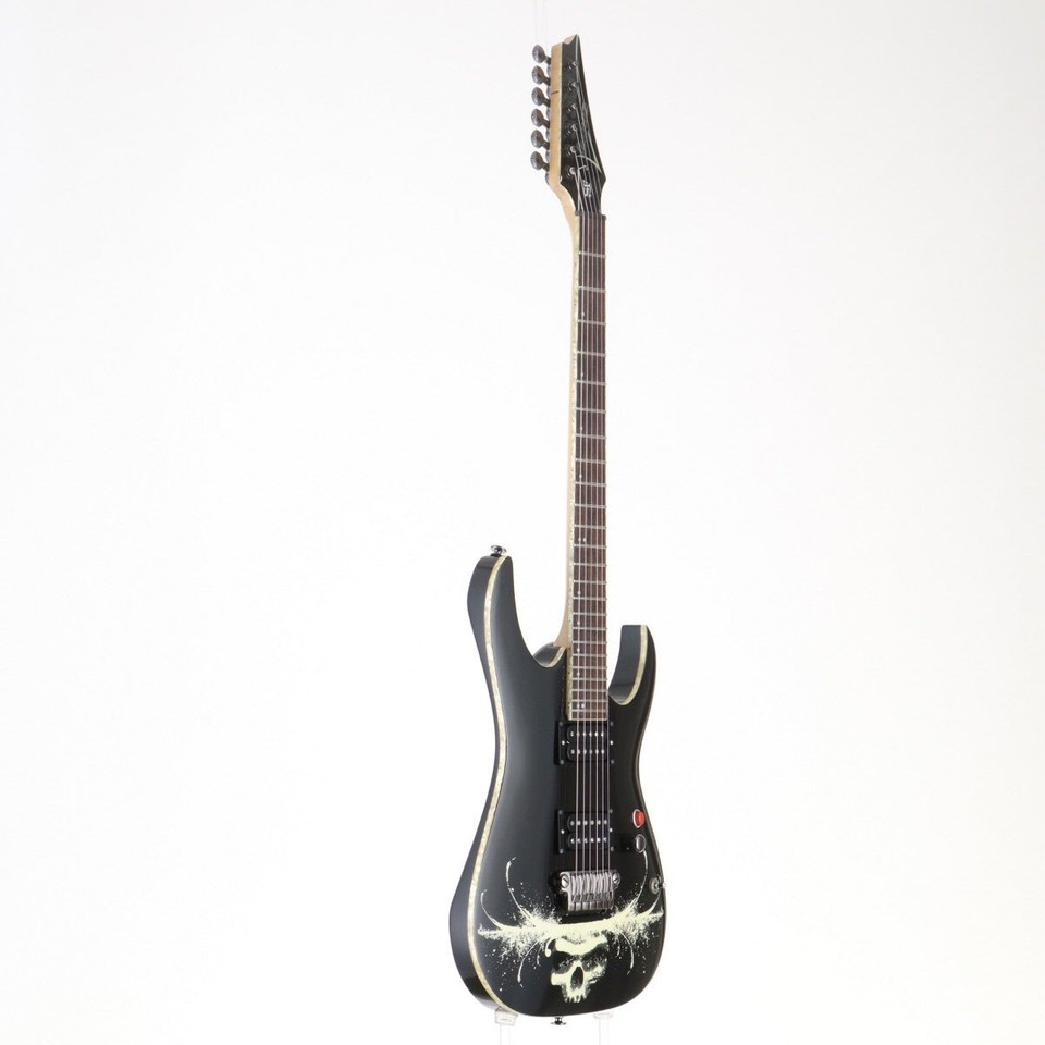IBANEZ MBM1 Matthew Bachand MOD Black with signature skull graphic ...