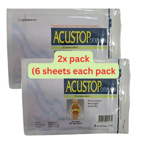 2 pack ACUSTOP CATAPLASMA Analgesic Joint Back Shoulder Neck Pain ...