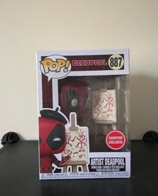 Funko Pop! Deadpool: Artist Deadpool #887 Gamestop Exclusive ...