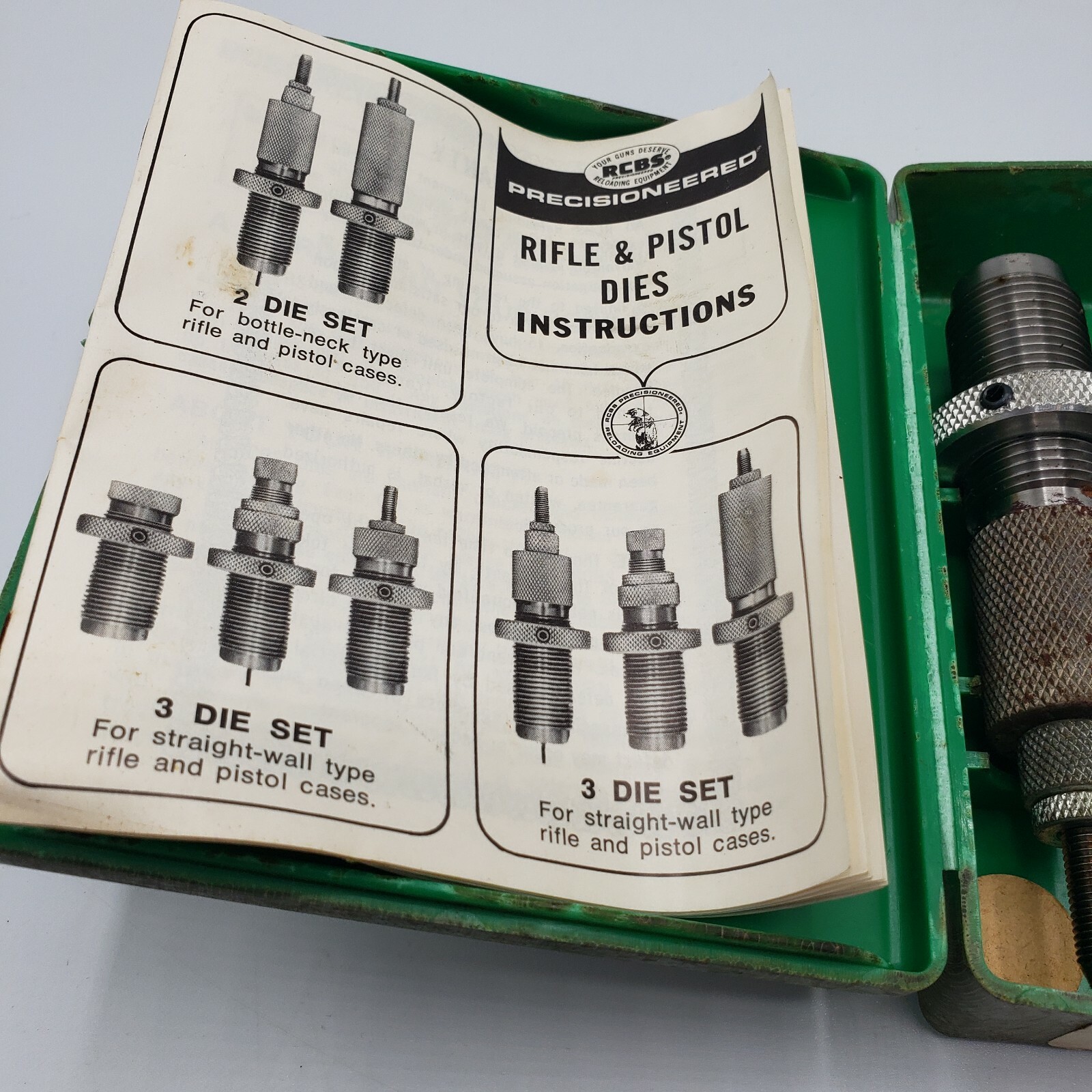 Vintage R.C.B.S. Rifle & Pistol Dies #13601 Incomplete | eBay