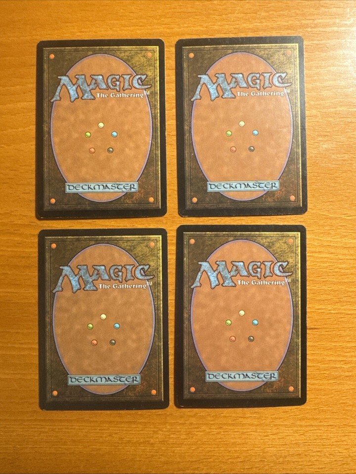 4x Marauding Knight Daren Bader MTG Magic artist signed card Invasion ...