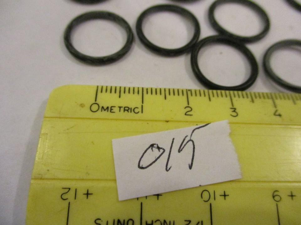 015 O-ring. 9/16" ID x 11/16" OD x 1/16" thick. Buna-70. Quan 10. | eBay