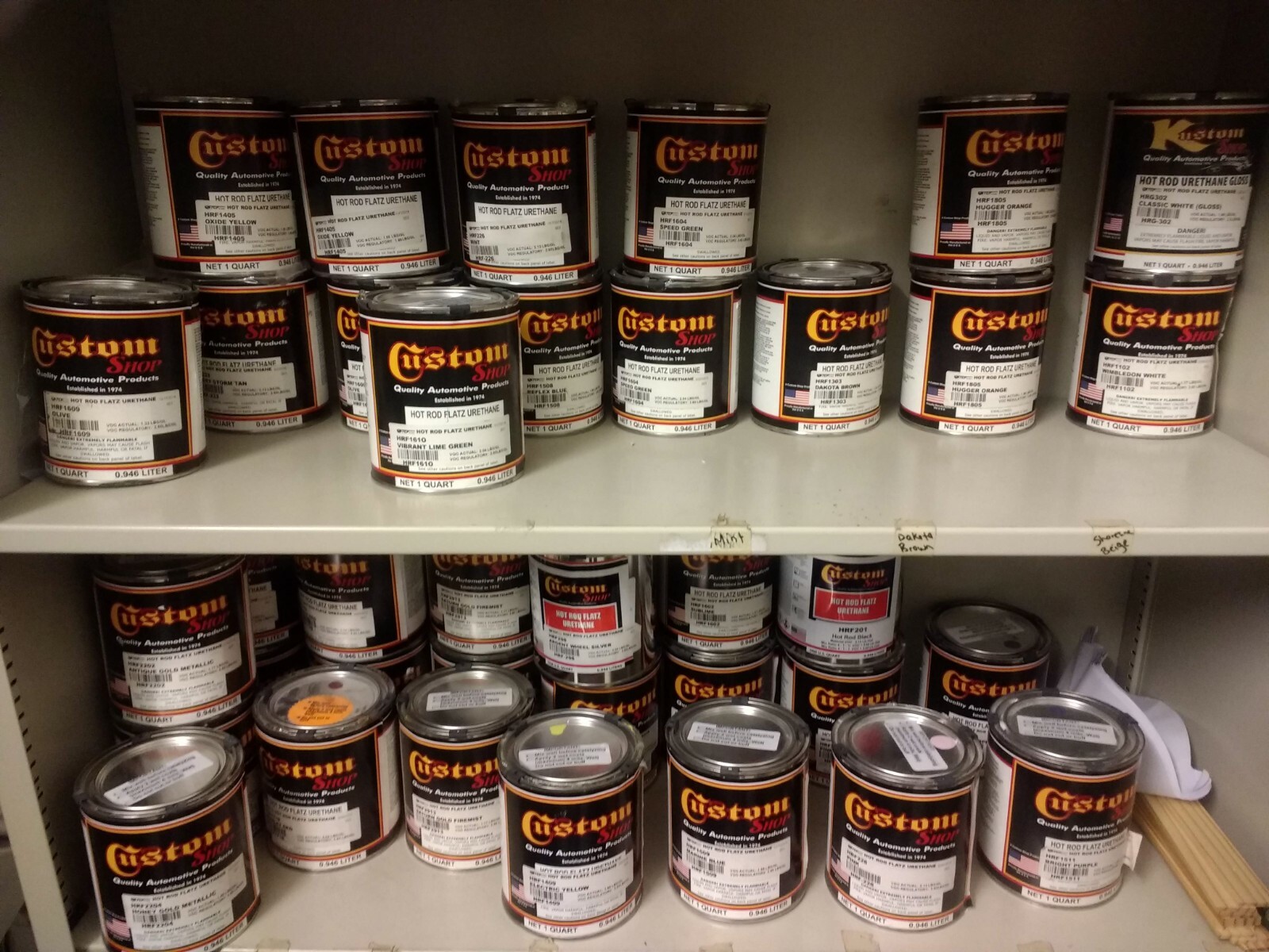 Custom Shop Hot Rod Flatz Urethane Automotive Paint LOT | eBay
