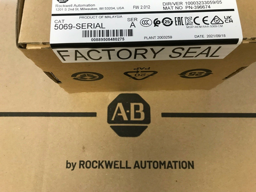 5069-SERIAL Series A,NIB,Compact Logixs 5000,QTY 4 Available,2021 mfg ...