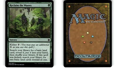 MTG Zendikar Rising Reclaim the Wastes Foil ZNR 200/280 C NM/MT ** | eBay