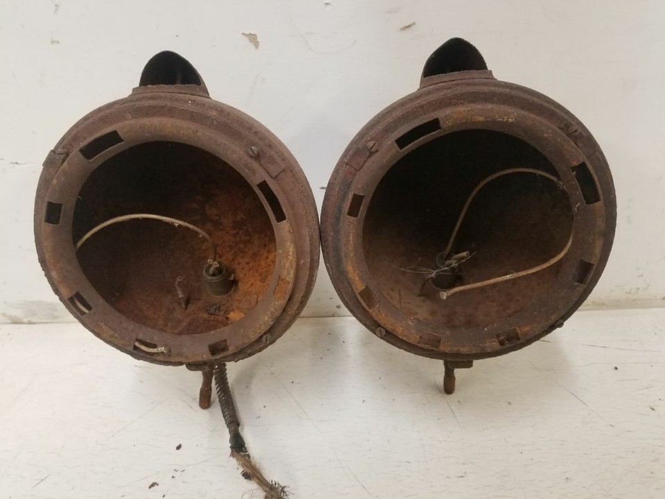 1930-31-32 Vintage Guide Style Headlights Rat Hot Rod Trog head light ...