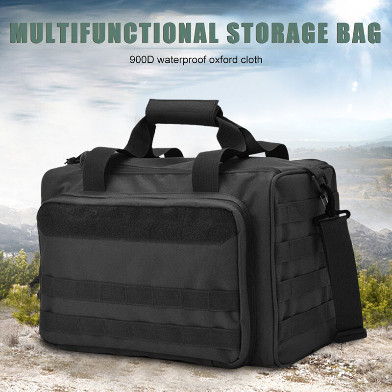 30L Tactical Gun Soft Case Pistol Bag Double Handgun Storage Shooting ...