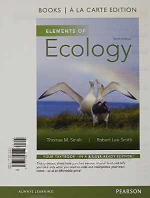 Elements of Ecology, Books a - Loose Leaf, by Smith Thomas; Smith ...